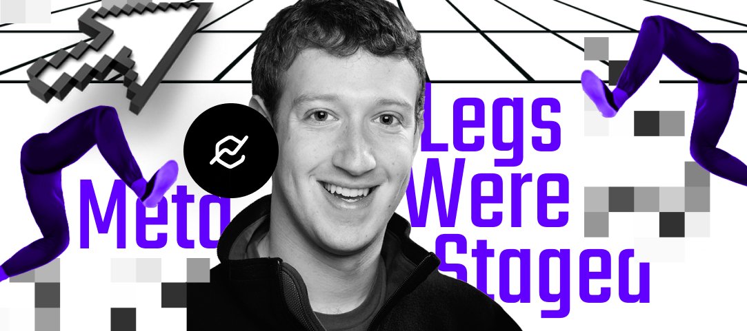 Mark Zuckerberg's Meta Metaverse Legs Were Staged - TradeCrypto